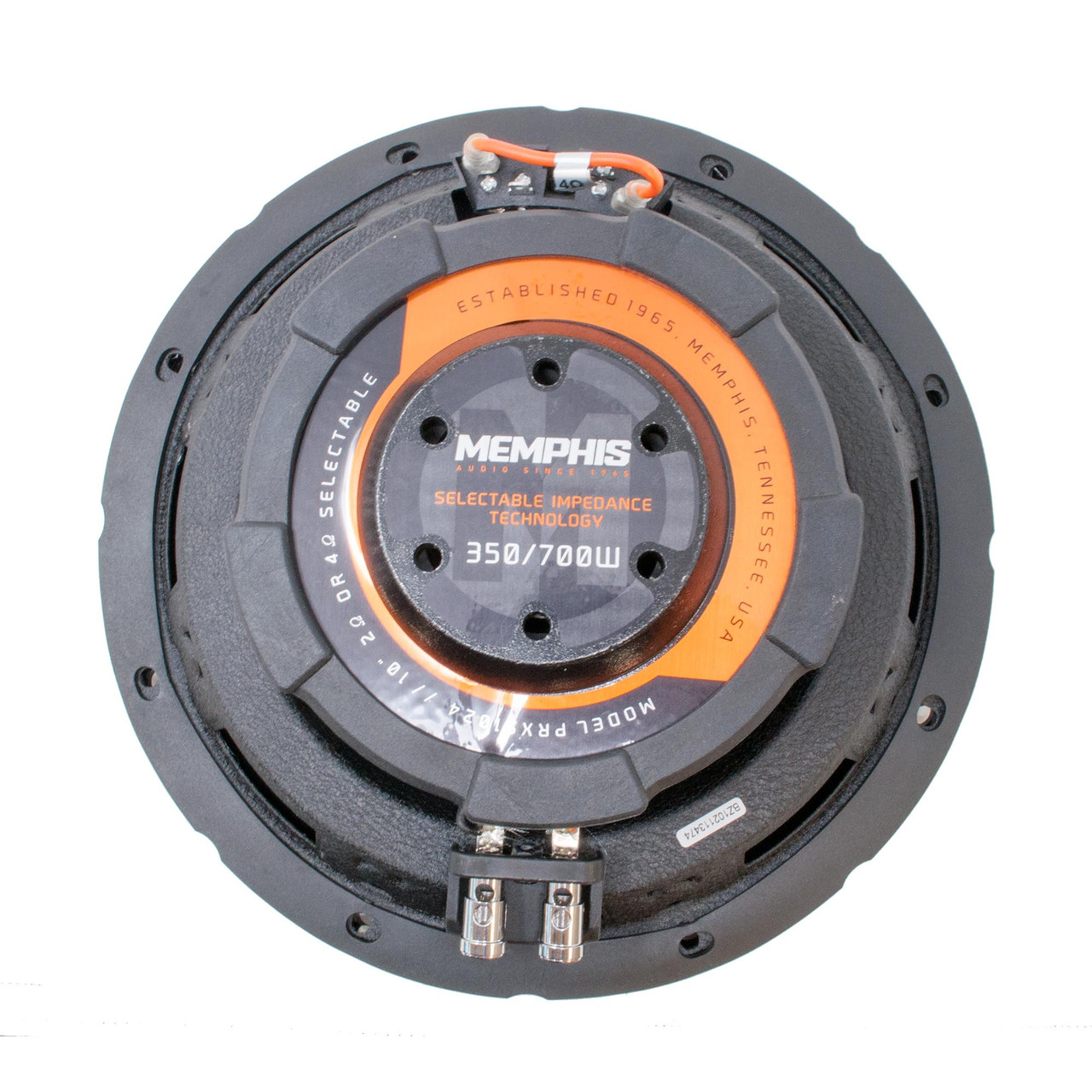 PRXS1024 10” Power Reference Shallow Subwoofer - Memphis Audio