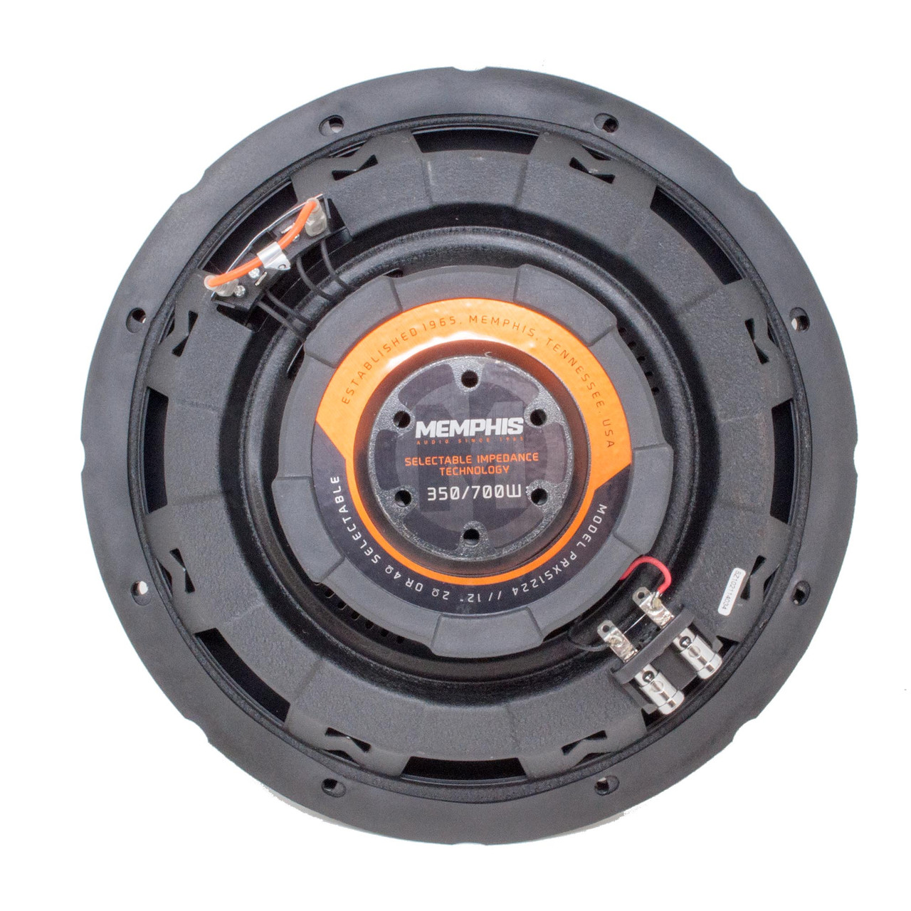 PRXS1224 12” Power Reference Shallow Subwoofer - Memphis Audio