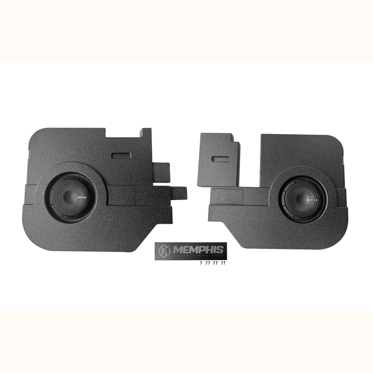 MJMERAM8D1V3 Dual 8 Mini Mojo 2002-2018 Dodge Quad Cab - Memphis Audio