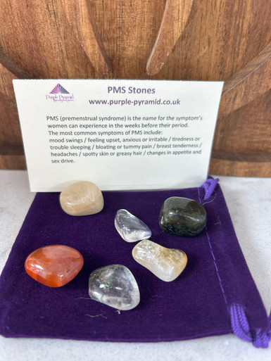 PMS Crystal Healing Stones Stones - Purple Pyramid