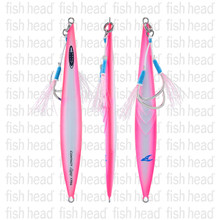 Oceans Legacy Long Contact Jig 170g Rigged - Fish Head