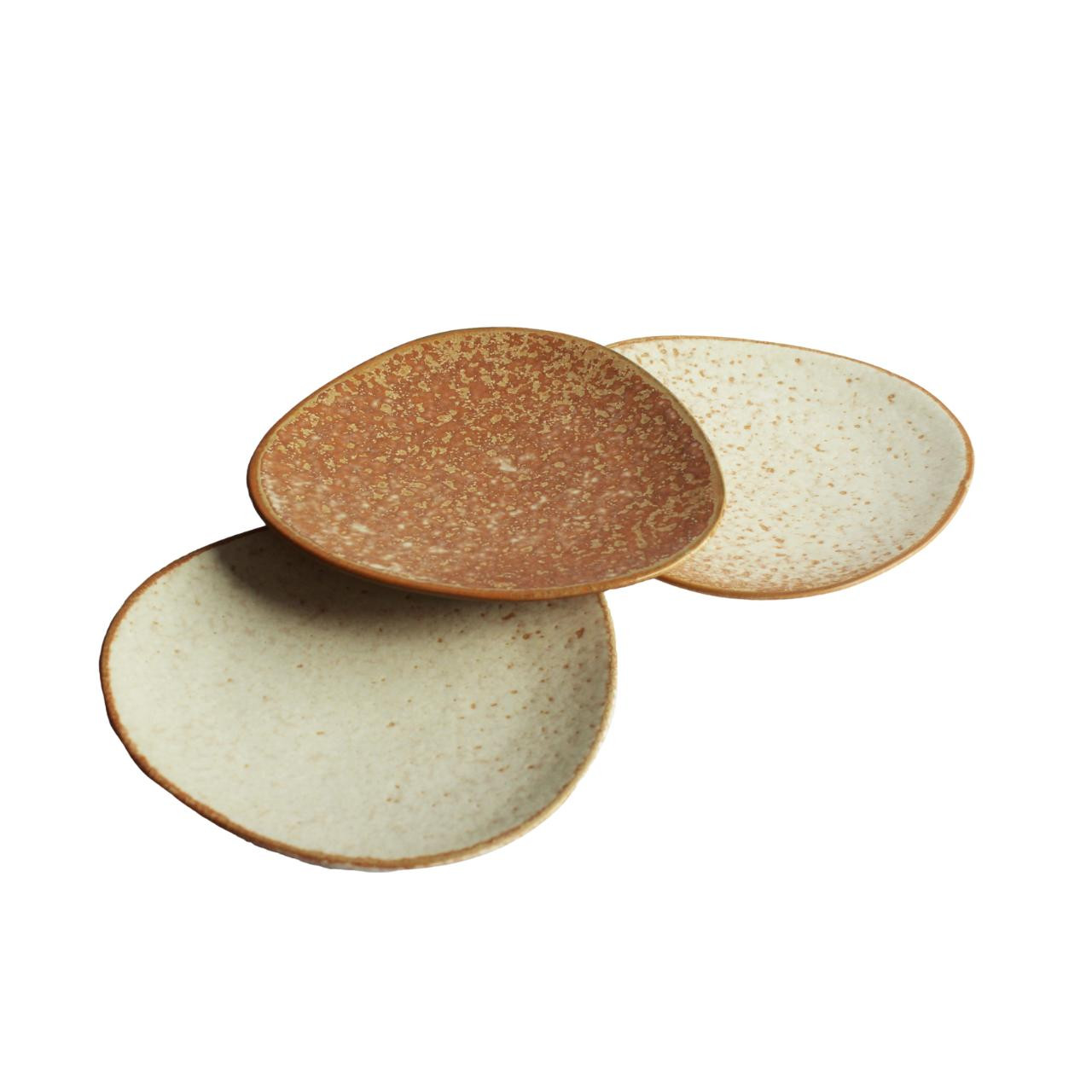 Speckled Ivory Pillar Plate
