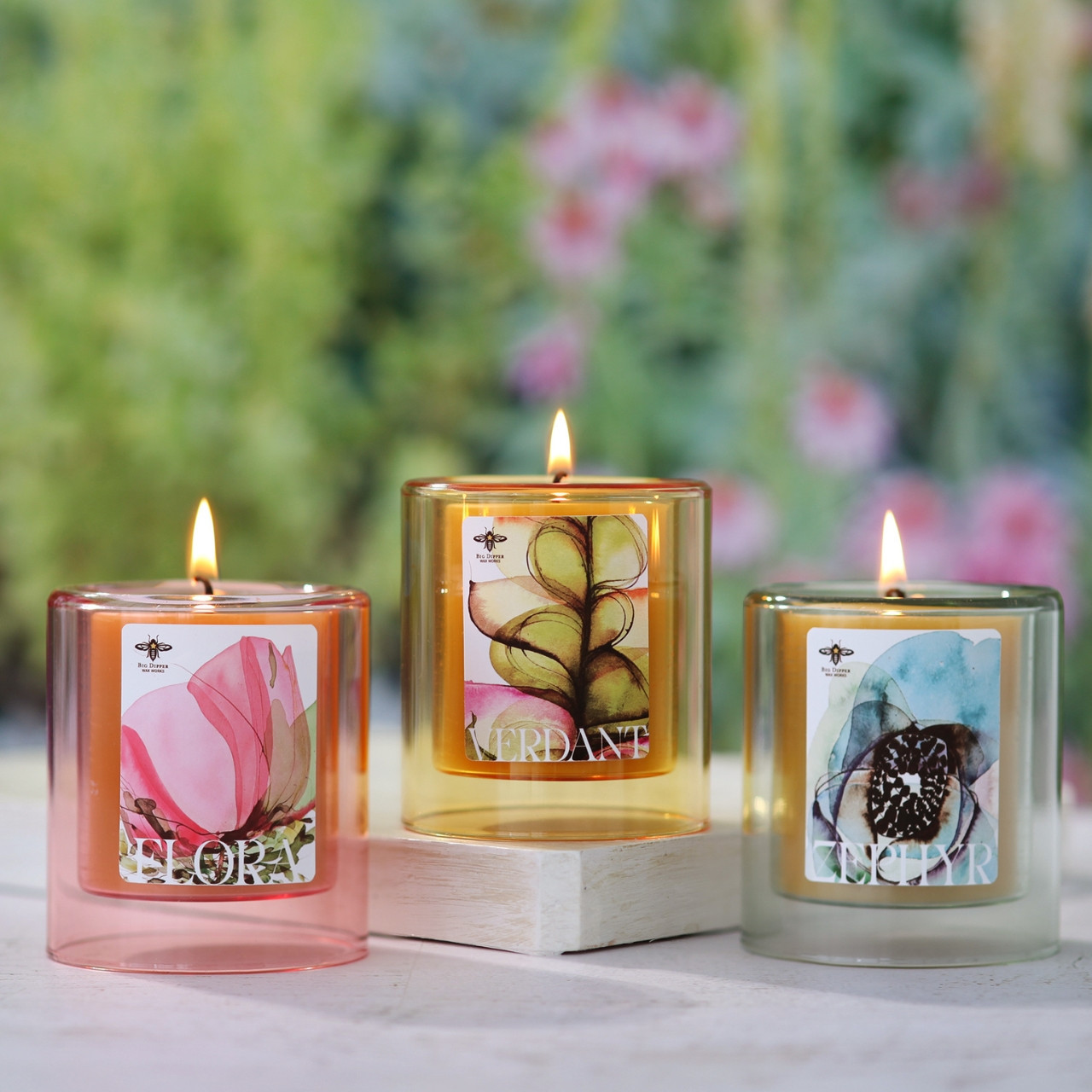 Spring Blossom Pure Beeswax Candle | Flora
