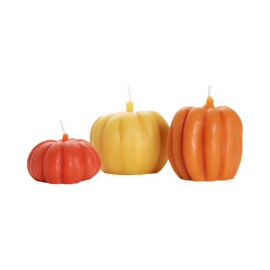 Beeswax Pumpkin Candles - SECONDS | Big Dipper Wax Works