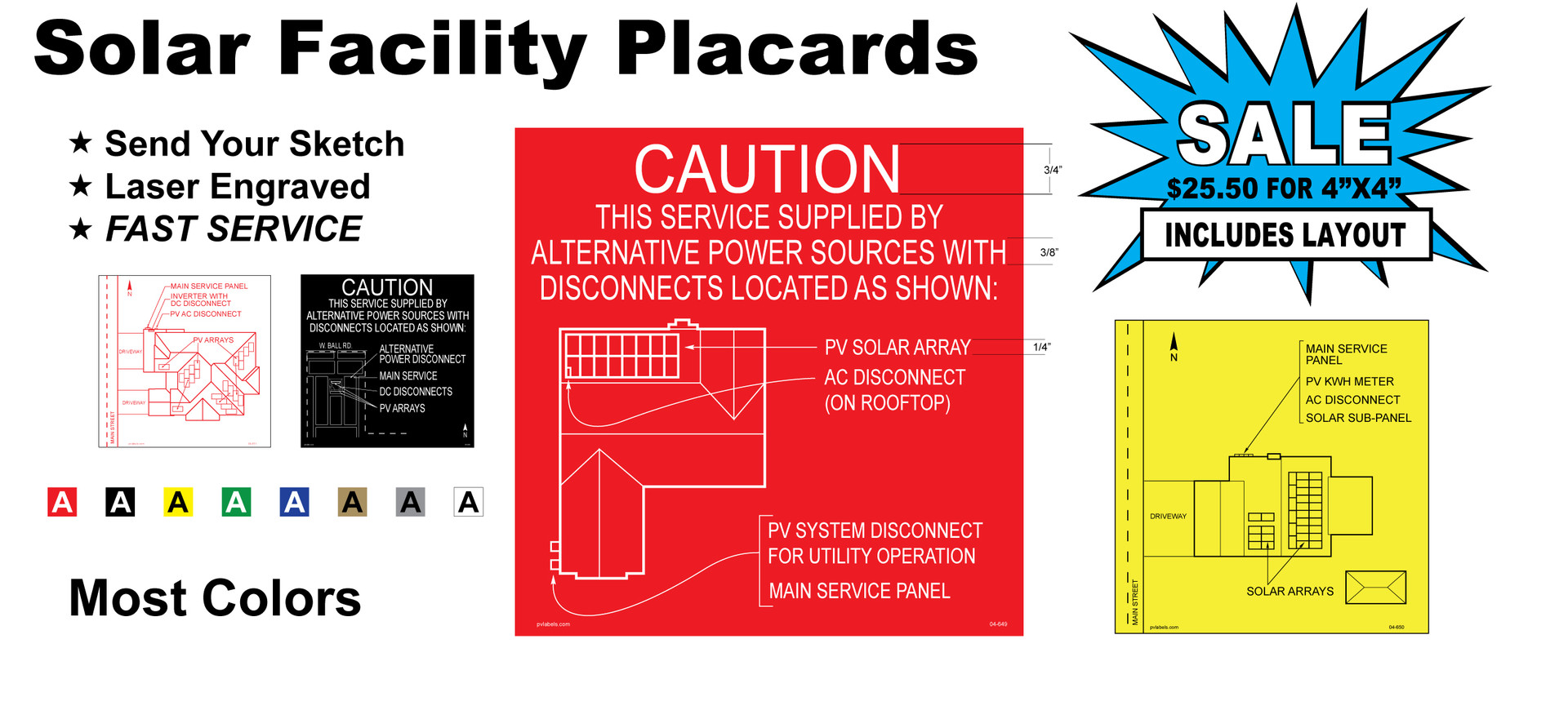 Solar Warning Labels & NEC Compliant Electrical Labels | PV Labels