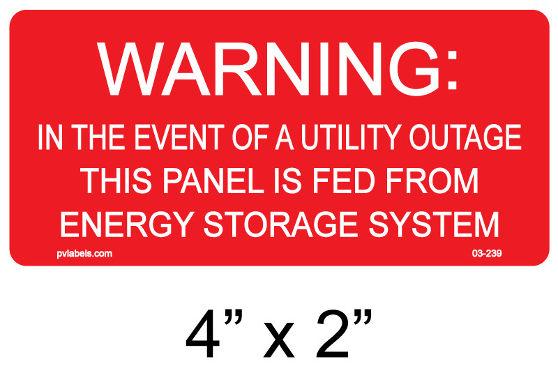 PLACEMENT - ALL LABELS - PV Labels