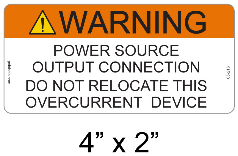NEC 2020 690.56(A)(B) and NEC 710.10 | Caution Multiple Sources Of ...