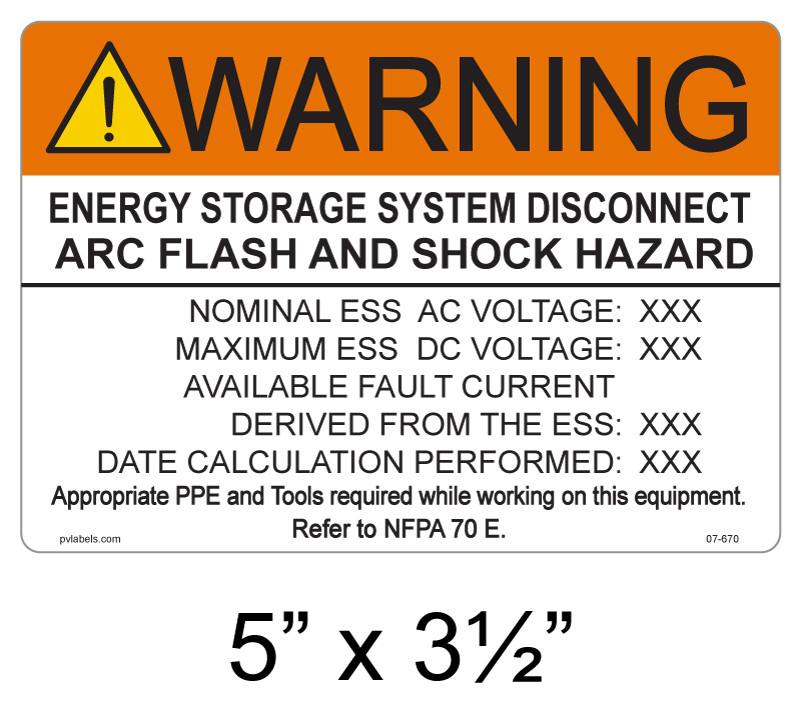 PV Labels