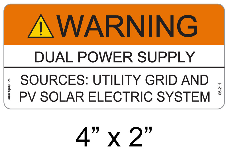 Solar Warning Labels & NEC Compliant Electrical Labels | PV Labels