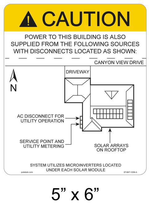 METAL SIGNS - METAL MAPS - PV Labels