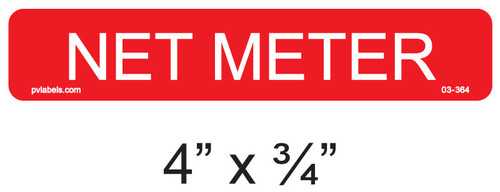 PLACEMENT - kWh METER - PV Labels