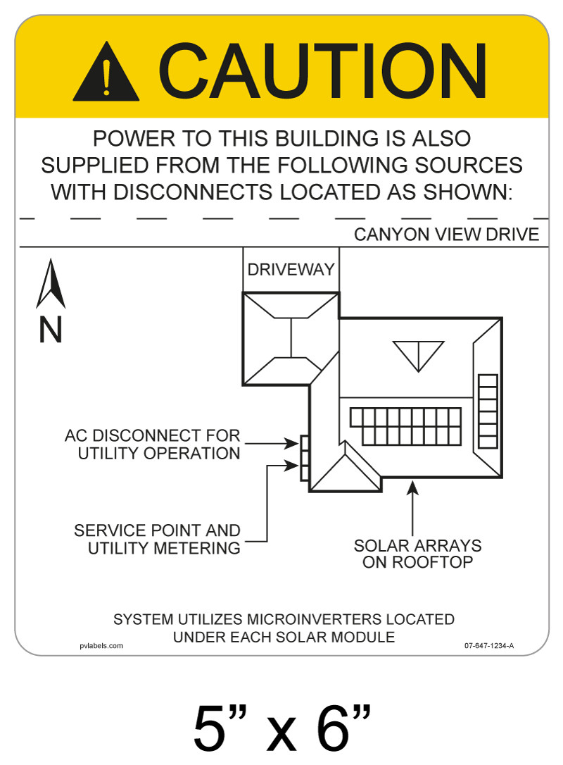 METAL SIGNS - METAL MAPS - PV Labels