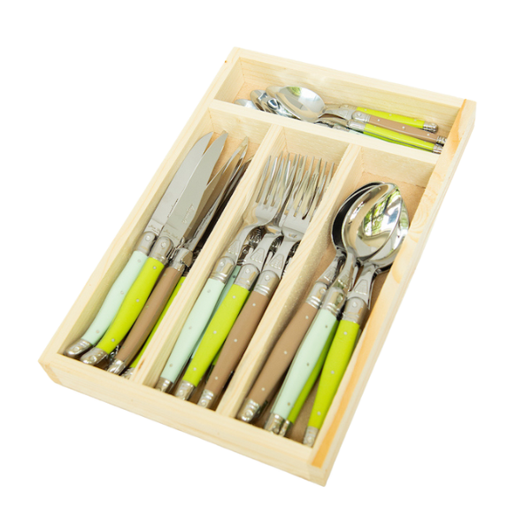 Jean Dubost Robinson 24 Pc Everyday Flatware Set