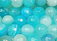 Beads - Agate Beads (assorted) - Striped Agate (assorted) - Blue ...