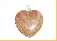 Pendants - Gemstones - Pink Jasper - GiftsJoy.com