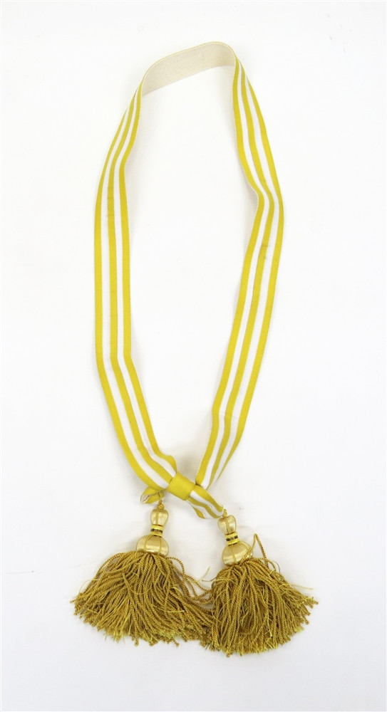 WW2 Imperial Japanese Army Officer's Sash, Gold & White - Reproduction ...