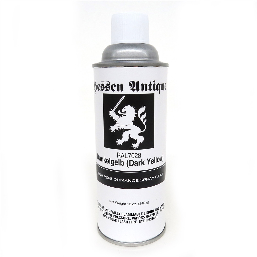 German WWII Dark Yellow (Dunkelgelb) Helmet Spray Paint