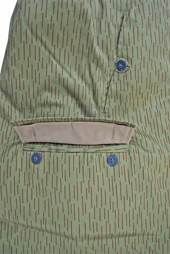 East German Rain Pattern Winter Pants