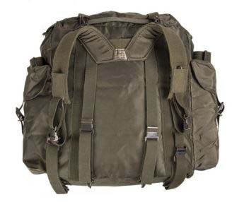 Austrian Army OD Nylon Rucksack With Suspenders from Hessen Antique