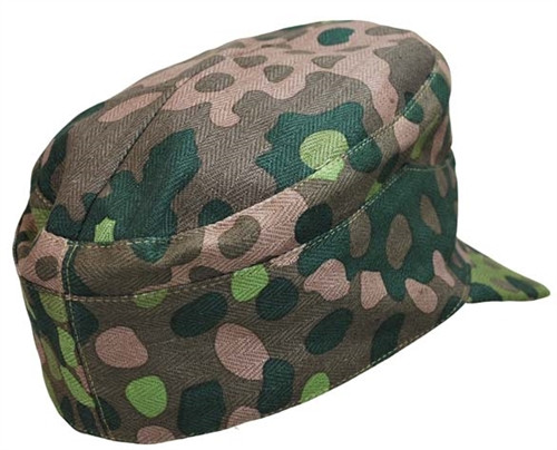 SS 44 Pea Dot Camo Field Cap from Hessen Antique