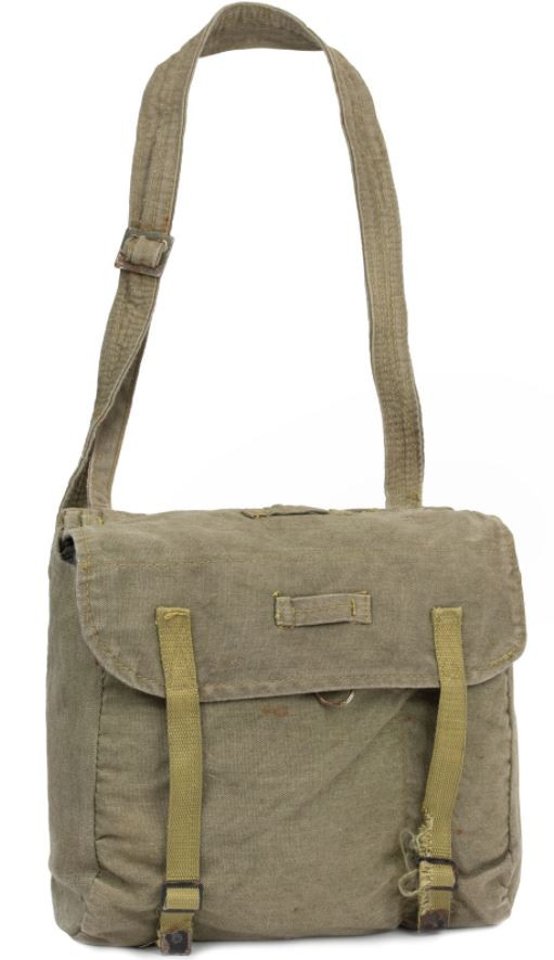Romanian Army OD Haversack - Used