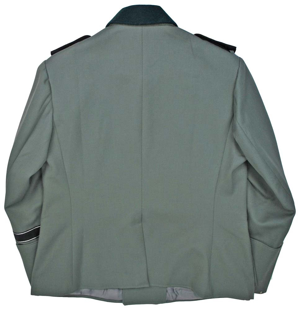 SS AH Captain M35 Gabardine Jacket With Insignia - Size: 42 (Large)