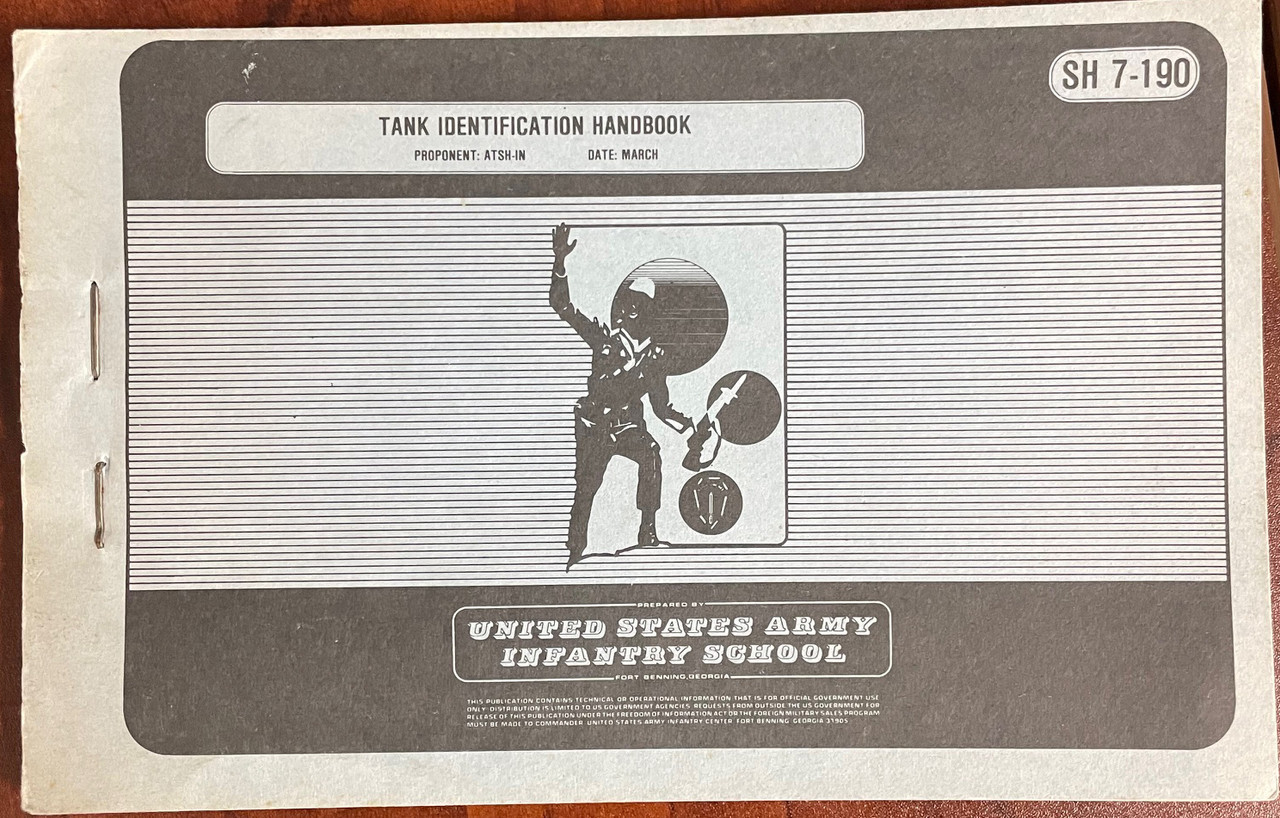 Tank Identification Guide - SH 7-190