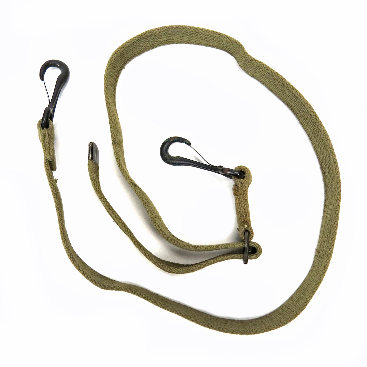 WWII, US Army Equipment Strap w/ Heavy Duty Hooks