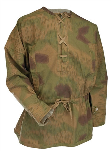 Camouflage Smock, Tan/Water Camo Material