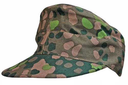 SS 44 Pea Dot Camo Field Cap from Hessen Antique