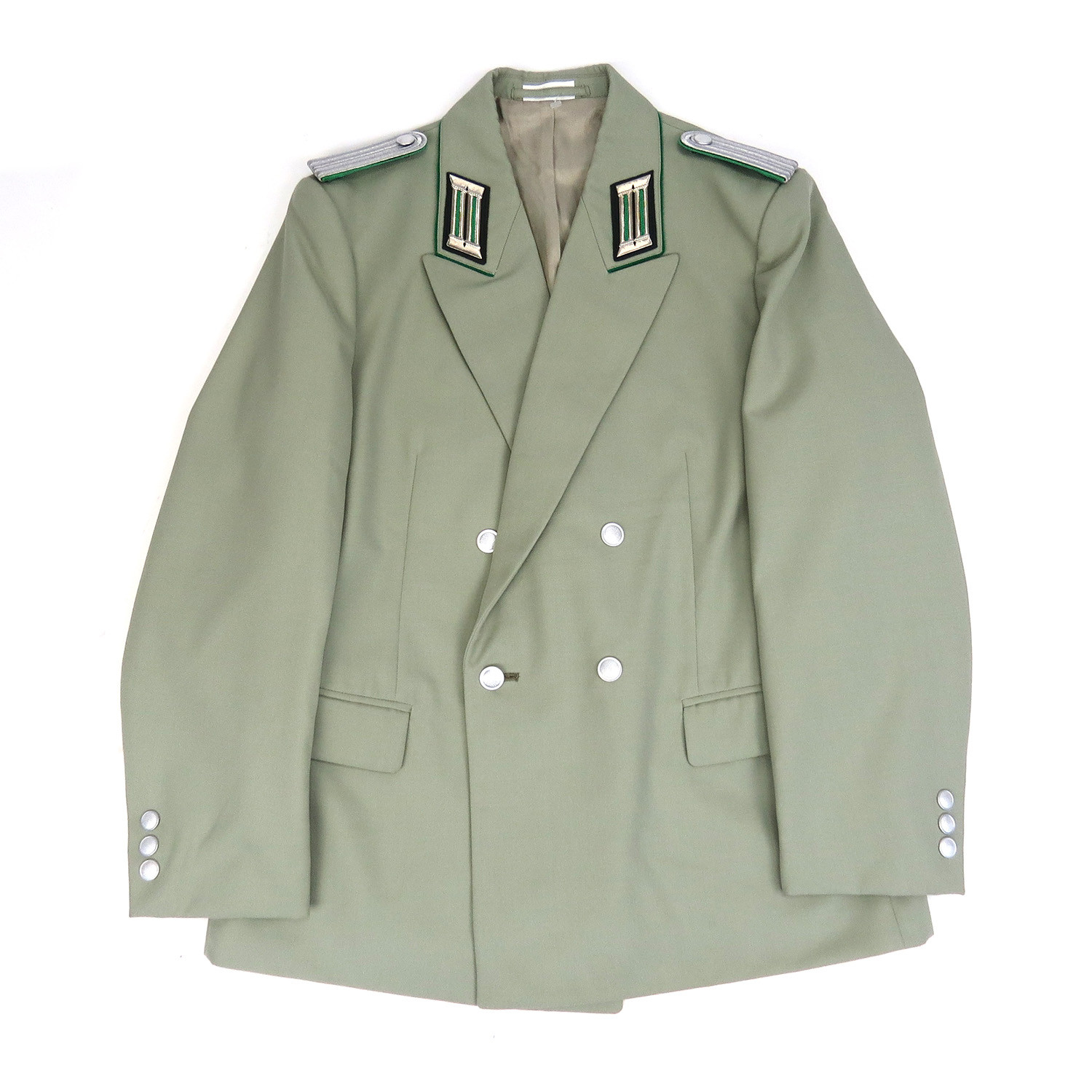 E. German Border Troops Officer's Gala Jacket With Insignia - Large-Short