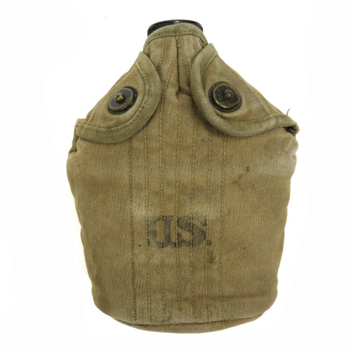 Original, WWII GI Canteen and Cover (1943)