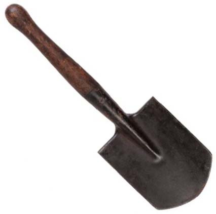 Romanian Army Straight Handle E-Tool With Cover