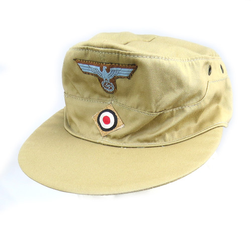 WH Tropical M41 Field cap w/Insignia - Large from Hessen Antique