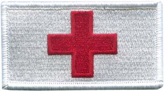 Red Cross Patch - Sew On