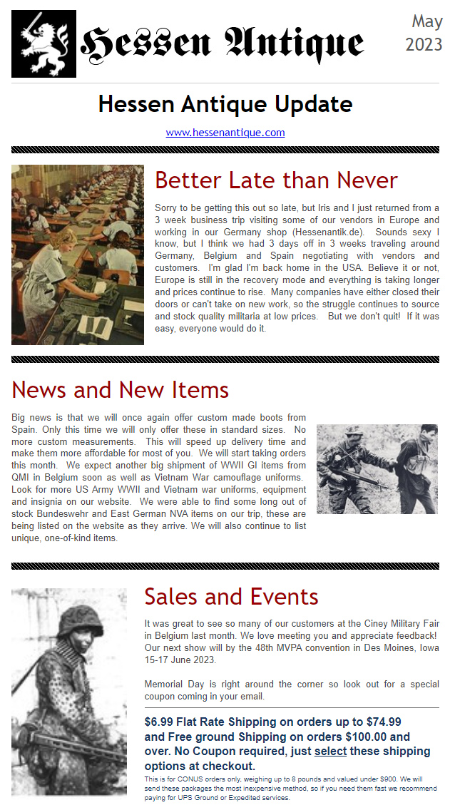 What's New at Hessen Antique