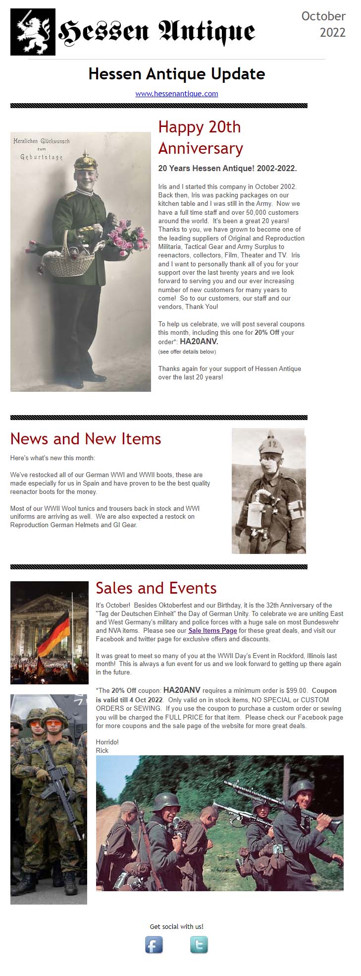 What's New at Hessen Antique