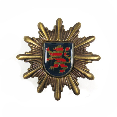 German Police Cap Badge: Landespolizei - Hessen