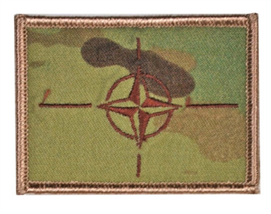 MultiCam NATO Patch with Hook Fasteners from Hessen Antique