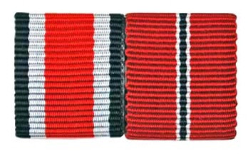 German Ribbon Bar, EK + Ostfront from Hessen Antique