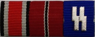 Waffen SS Ribbon Bar Ribbon Bar from Hessen Antique
