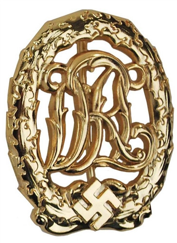 German Sports Badge (Gold) from Hessen Antique