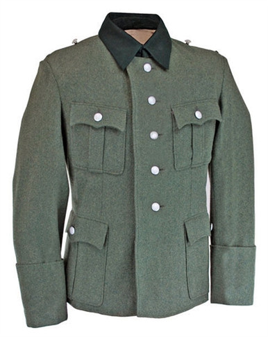 SS M35 Officer Field-grey Wool Jacket from Hessen Antique