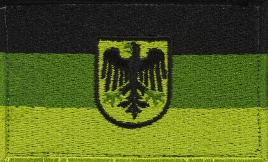 Bundeswehr German Flag Patch Olive (Large) Insignia from Hessen Antique