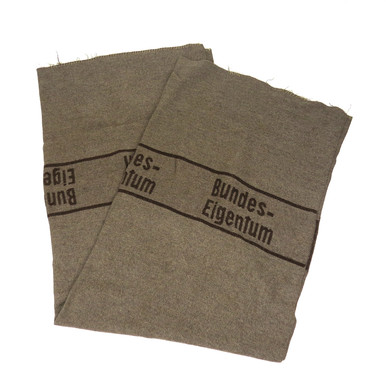 Early West German Bundeswehr Wool Blanket