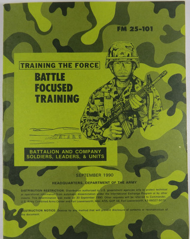 FM 25-101 Battle Focused Training