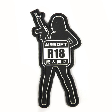 Airsoft R18 Patch - Hook Fastener