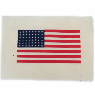 US 48 Star Ivasion Flag Insignia (5" x 2.5")