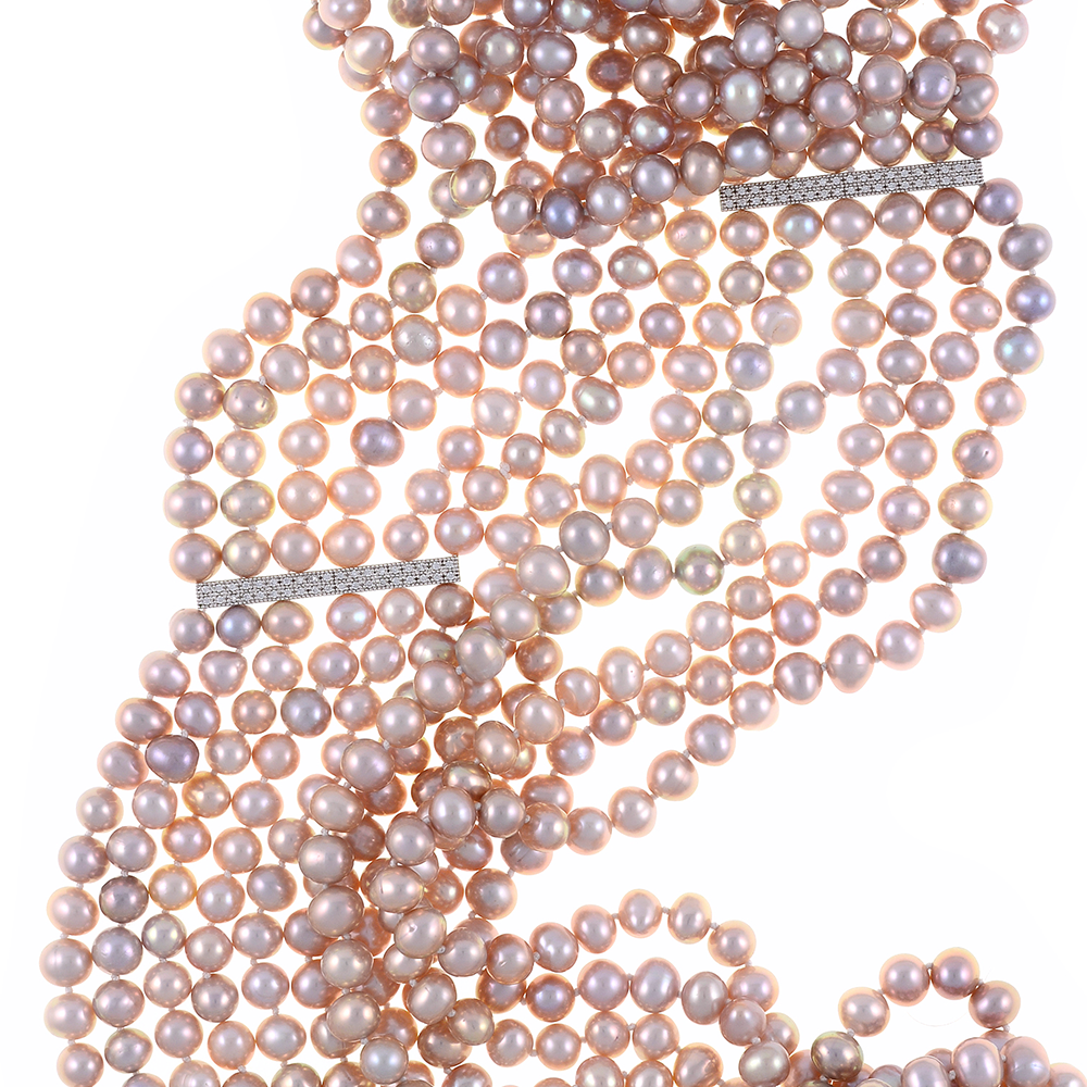 PEARL Necklace: Imagine Glowing in Pink Freshwater PEARLS!