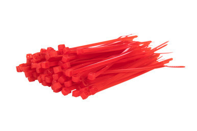 100 Small Red Nylon Cable Ties, Self-locking Zip Ties, Buy Tie Wraps - GTSE